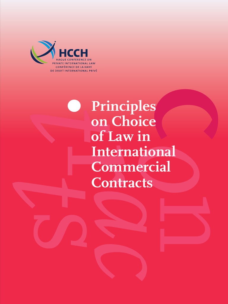 PICC - Choice of Law | PDF | Choice Of Law | Treaty