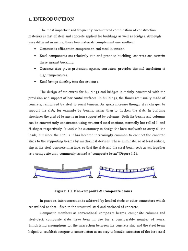 Composite Construction | PDF | Beam (Structure) | Reinforced Concrete