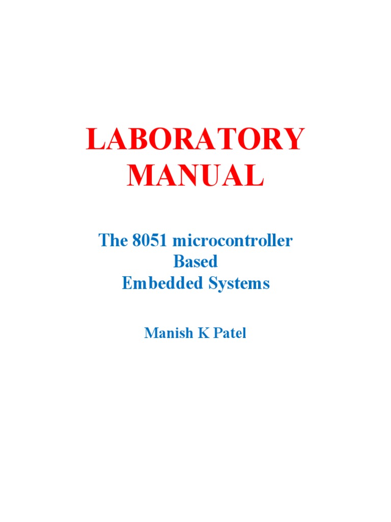 8051 Microcontroller Lab Manual | PDF | Analog To Digital Converter | Instruction Set