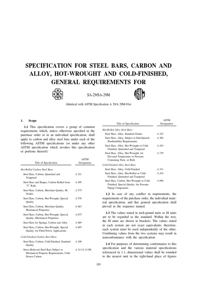 Sa 29 PDF | PDF | Heat Treating | Steel