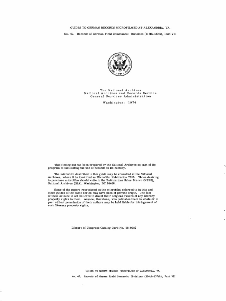 Nara t733 r5 Guide 67 | PDF | National Archives And Records ...