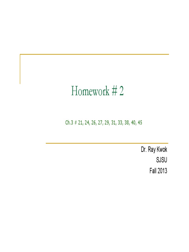 Soln hw2 | PDF | Mathematical Analysis | Elementary Mathematics