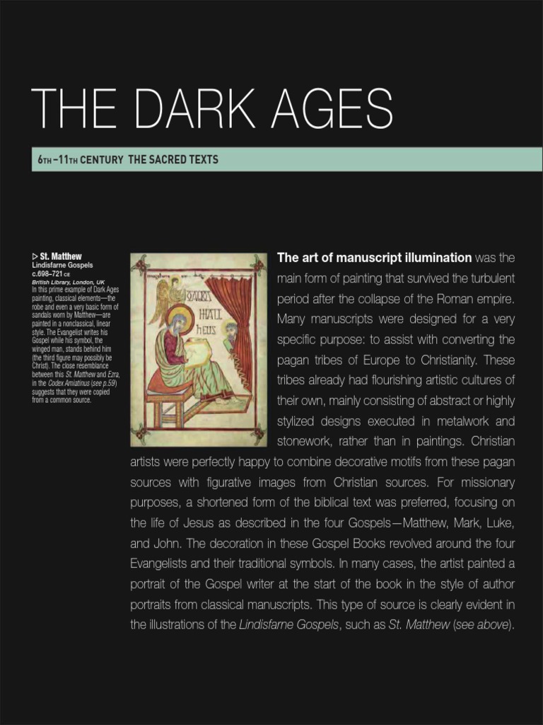 The Dark Ages | PDF | Anglo Saxons | Middle Ages