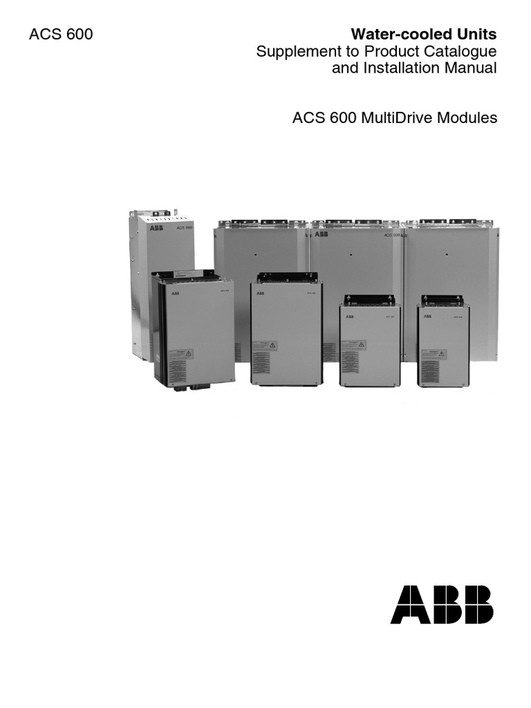 Abb Acs 600 | PDF | Coolant | Power Inverter