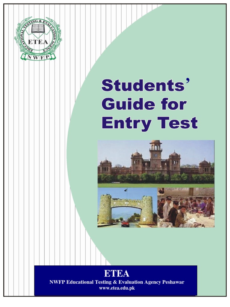 ETEA Entry Test Guide, Information, Sample Paper | PDF | Carbon ...