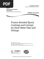 AWWA C600 1999 Installation of Ductile | PDF | Pipe (Fluid Conveyance ...