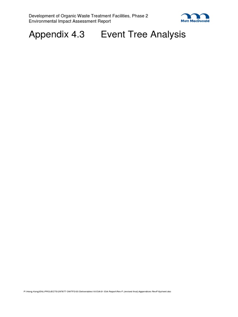 Event Tree Örnekleri | PDF | Environmental Impact Assessment | Energy ...