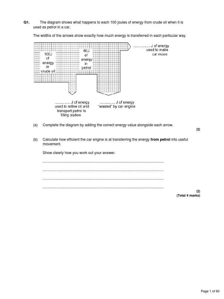 P1 2 Energy and Efficiency Standard Questions | PDF | Kilowatt Hour ...