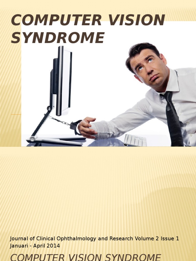 Gejala dan Terapi Computer Vision Syndrome | PDF