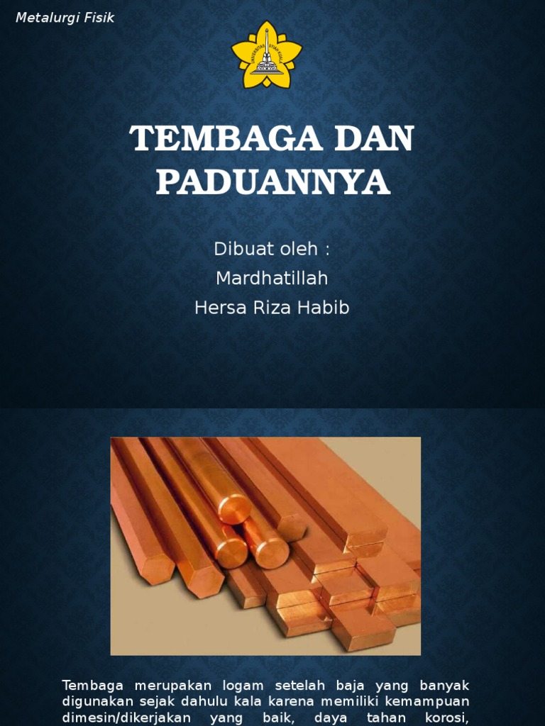 Tembaga Dan Paduannya | PDF