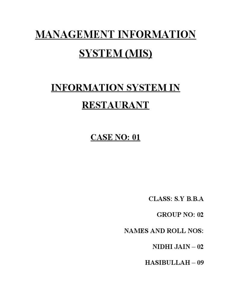 Management Information System (Mis) | PDF | Information | Management ...