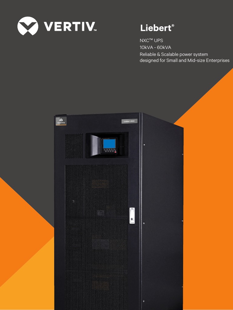 Liebert NXC Brochure 10kva To 40kva | PDF | Battery (Electricity ...