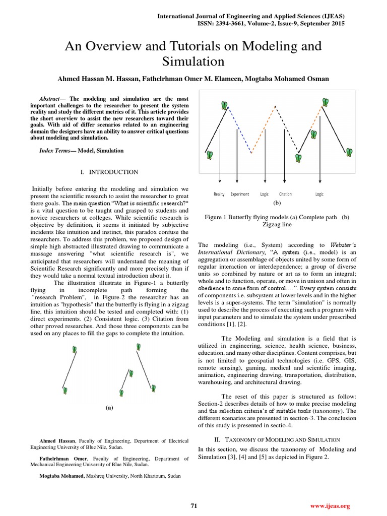 An Overview and Tutorials On Modeling and Simulation | PDF | Arduino | Conceptual Model