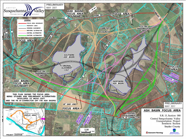 CSVT Southern Section Realignment Alternatives Overview Map (5!17!17 ...