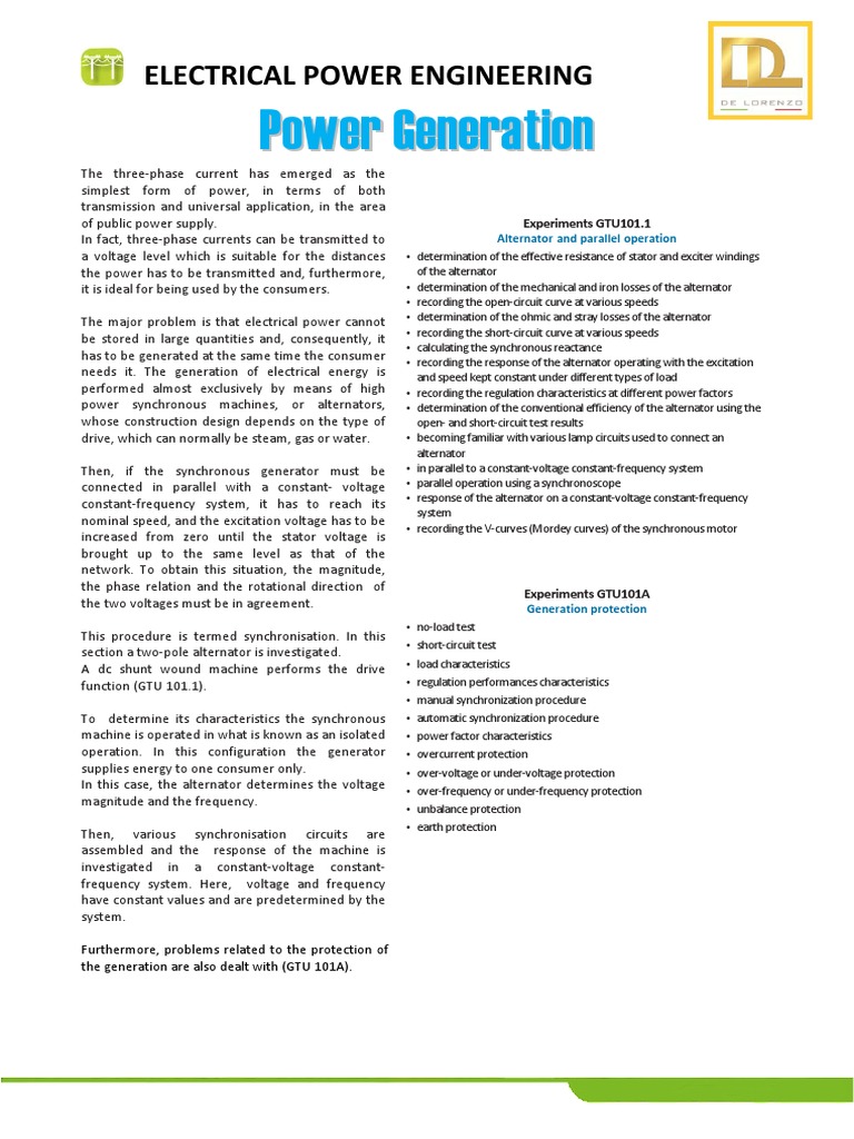 Power Engineering Eng 3-4 | PDF | Power Engineering | Power Supply