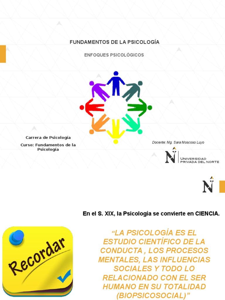 Enfoques Psicologicos | PDF | Psicoanálisis | Mente inconsciente