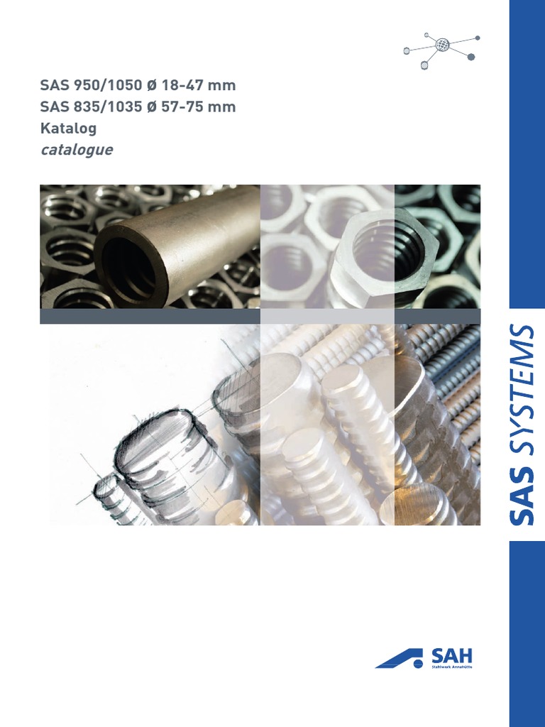 SAS 950/1050 Stress Bars Catalogue | PDF