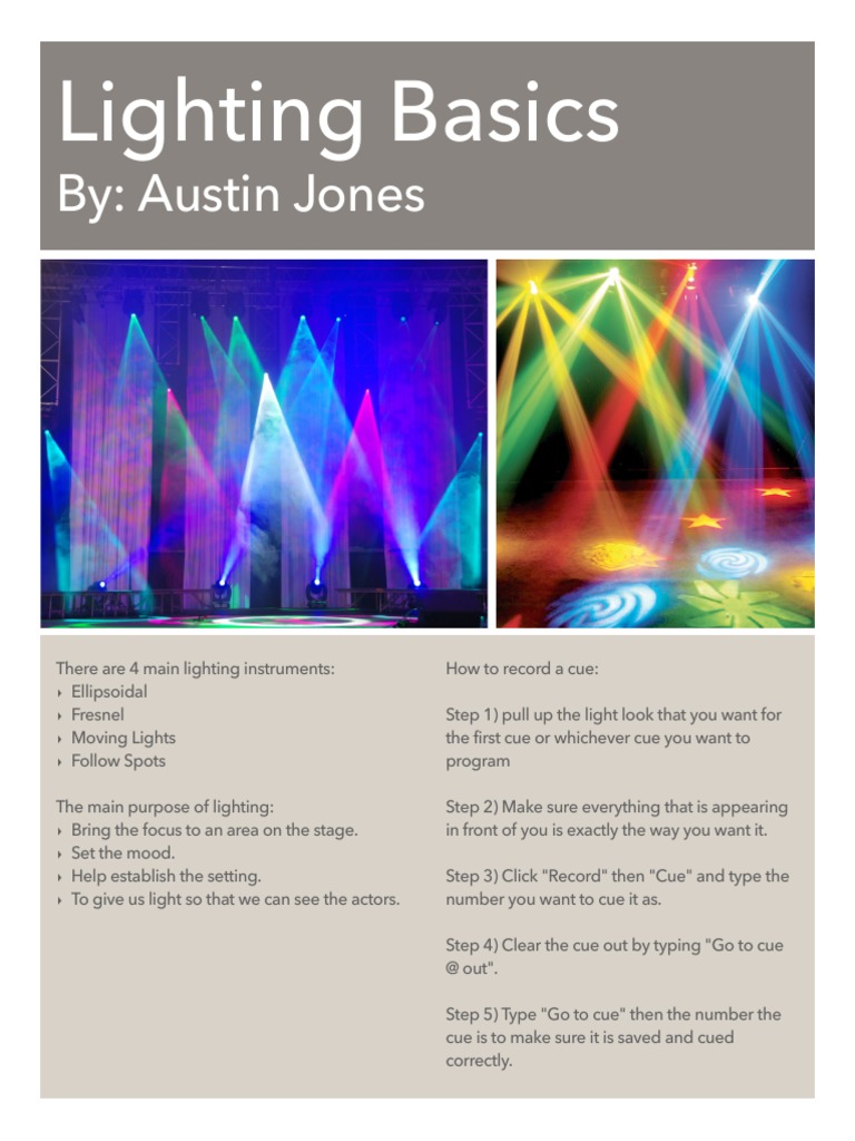 Basics of Lighting Flyer | PDF
