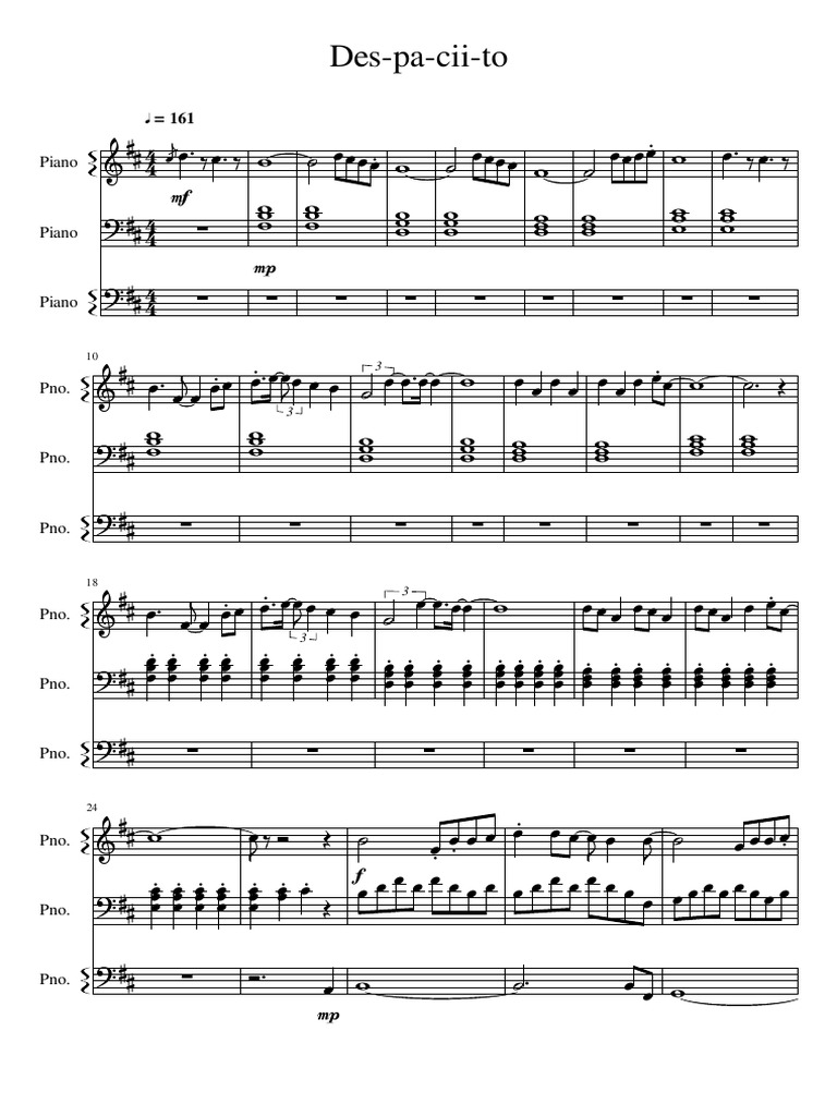 Despacito Piano | PDF