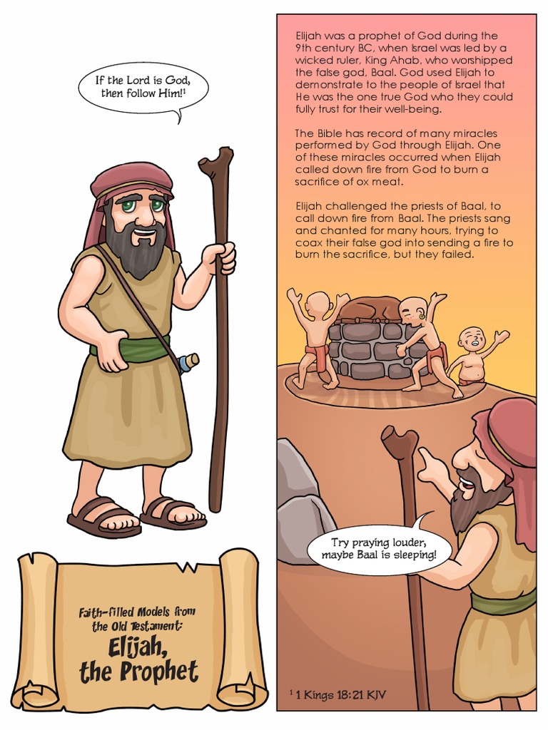 Faith Filled Models From The Old Testament: Elijah The Prophet | PDF ...
