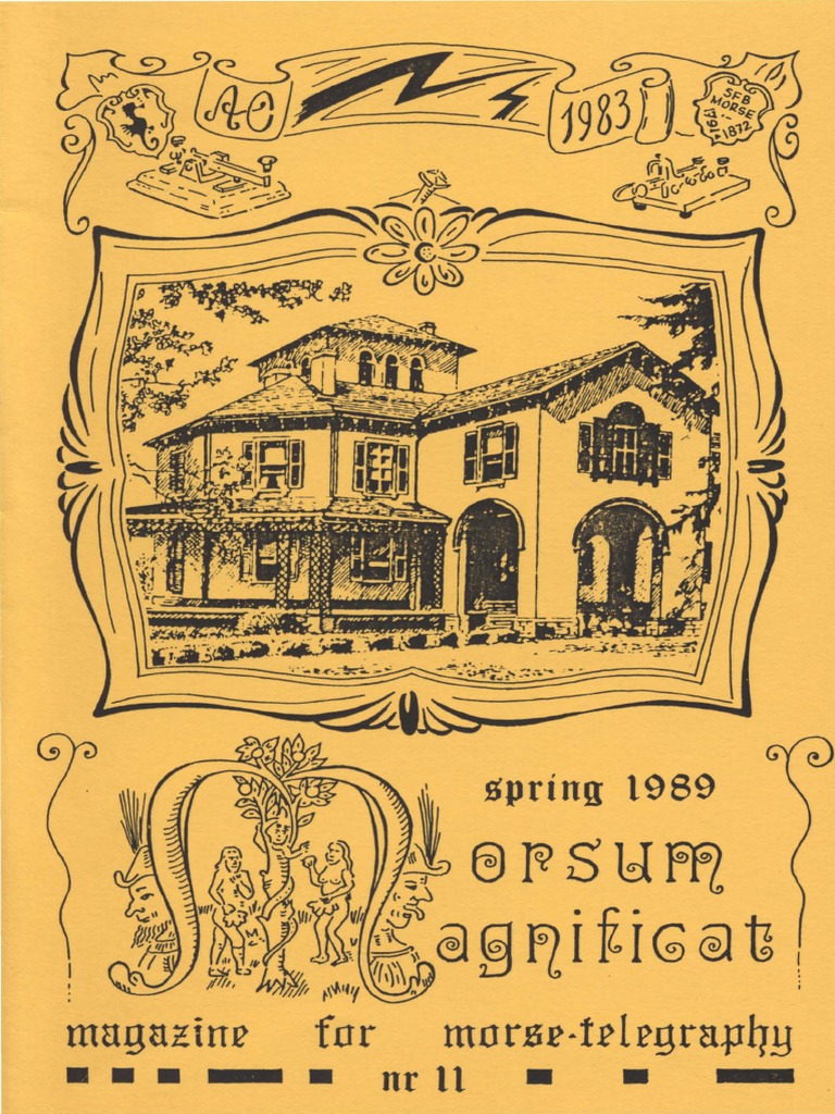 Morsum Magnificat, The Original Morse Magazine-MM11 | PDF | Telegraphy ...