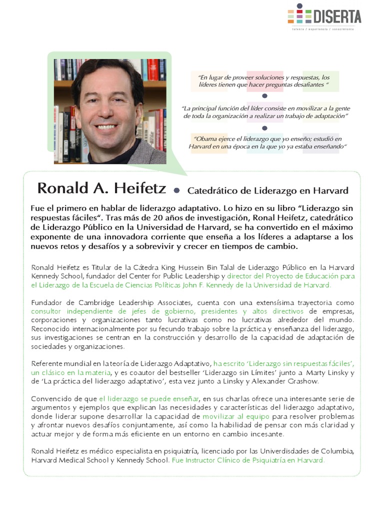 Ronald A. - Heifetz PDF | PDF | Universidad Harvard | John F. Kennedy