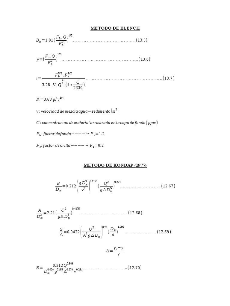 Metodo de Blench | PDF | Naturaleza
