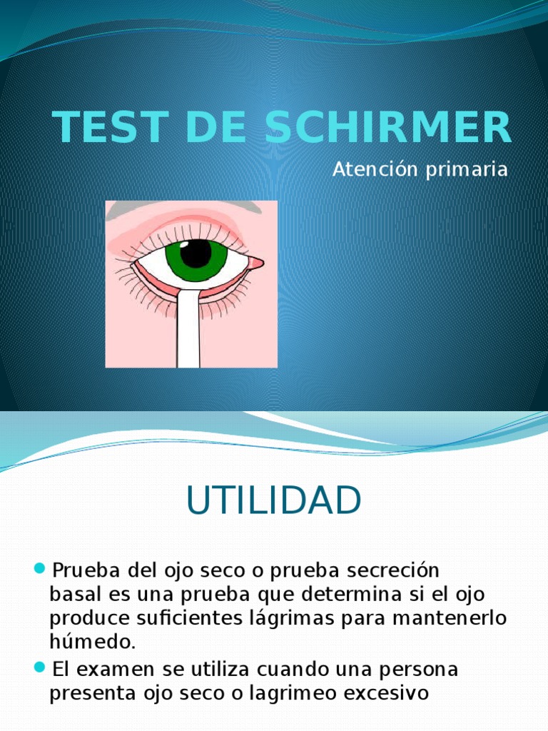 Test de Schirmer