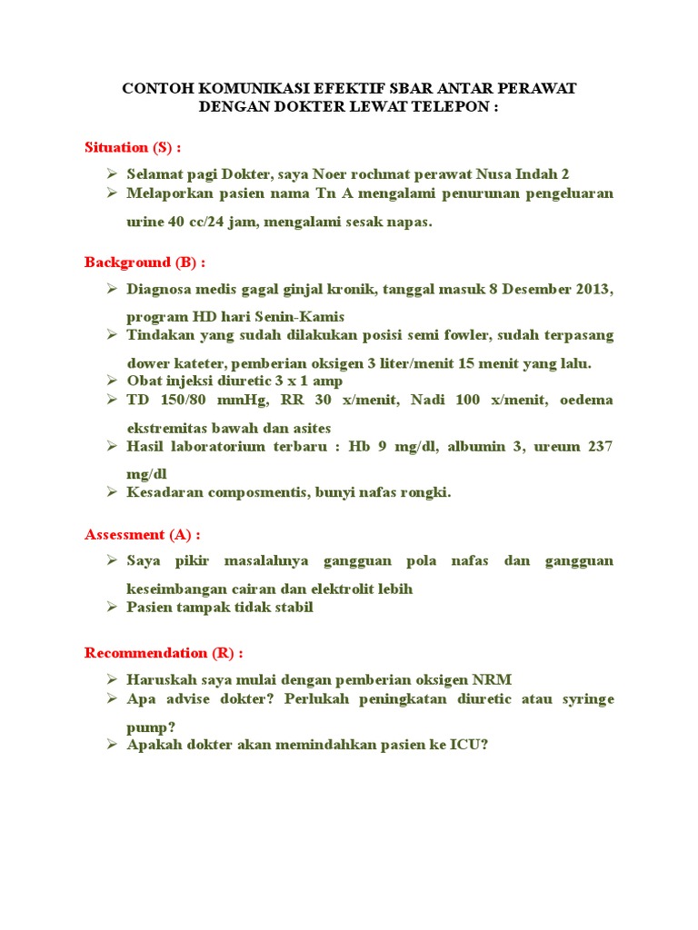 Contoh Penulisan Sbar | PDF