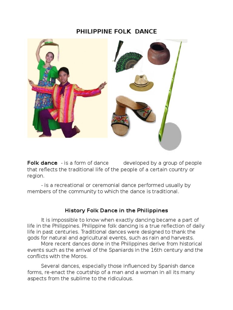 Philippine Folk Dance | PDF