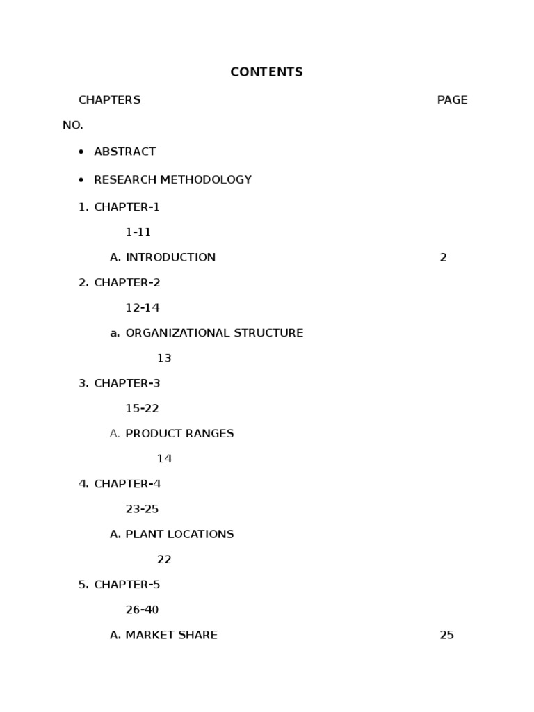 Chapters NO. Research Methodology 1. CHAPTER-1 1-11 A. Introduction 2 2. CHAPTER-2 12-14 A ...