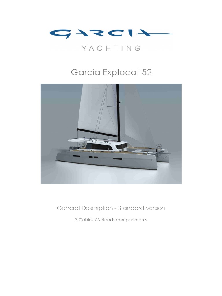 Explocat 52 General Description V1.2 | PDF | Deck (Ship) | Rigging
