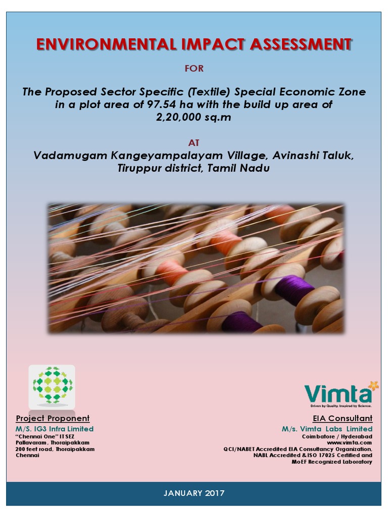 Eia Report For Tsez | PDF | Environmental Impact Assessment ...