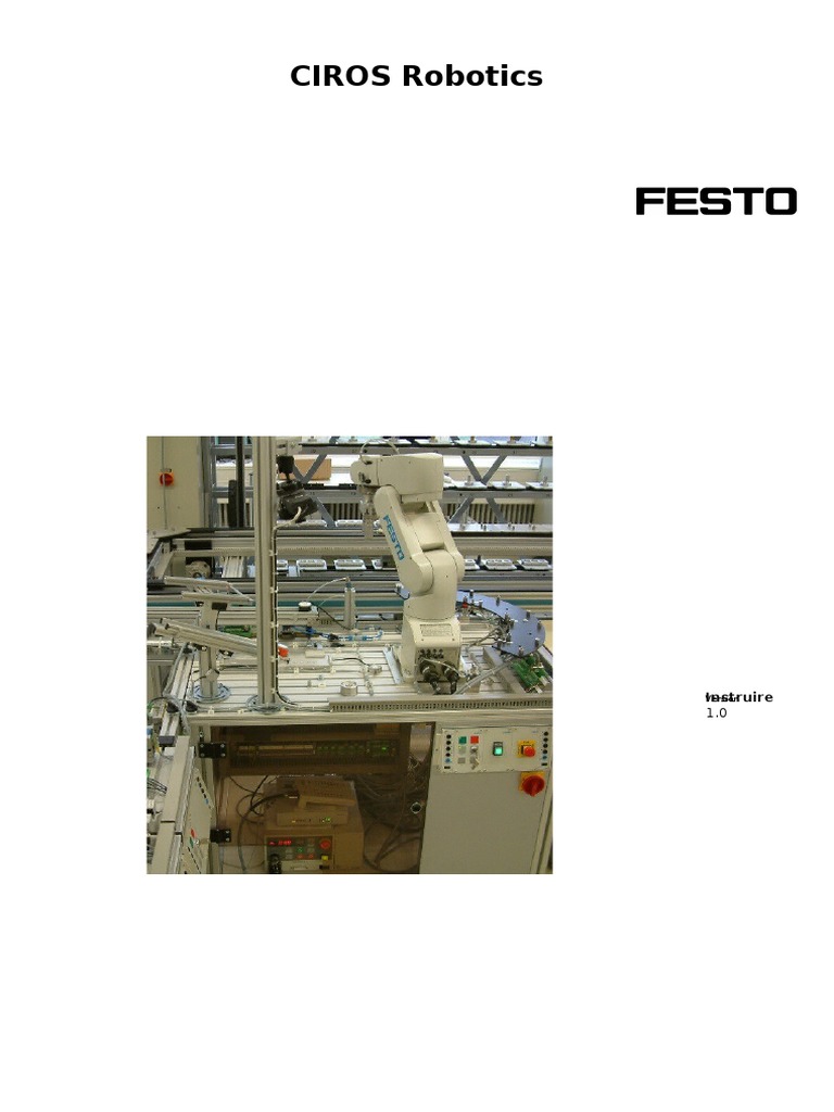 CIROS Robotics - Instruire | PDF