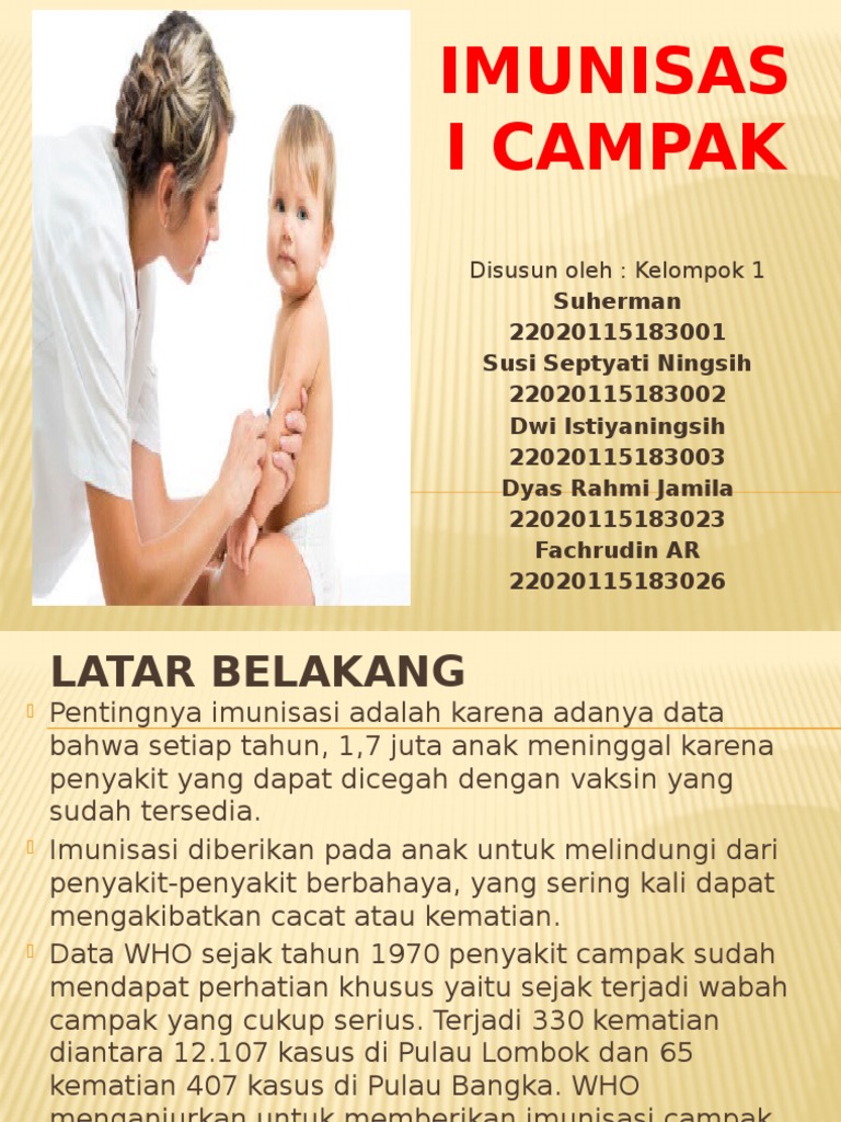 Imunisasi Campak | PDF