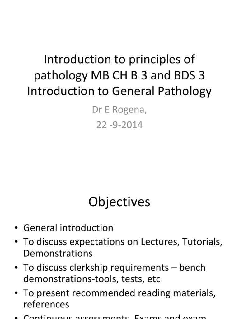 Introduction To Principles of Pathology | PDF