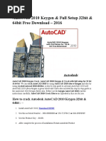 How To Crack AutoCAD 2014 Free | PDF | Auto Cad | Autodesk