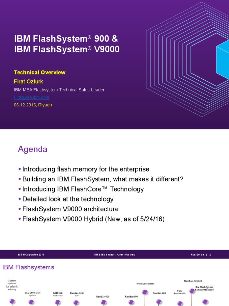 03.technical Overview For FlashSystem 900 & V9000 | PDF | Flash Memory ...