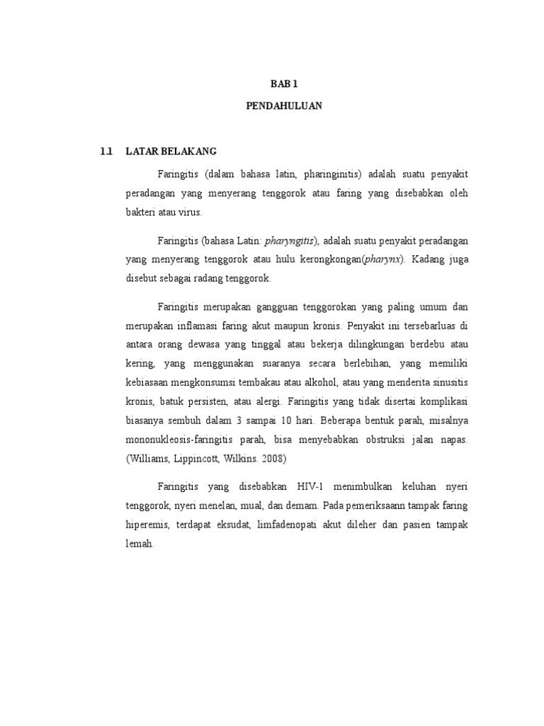 Faringitis Akut | PDF