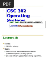 Quiz Operating System | PDF | Process (Computing) | Scheduling (Computing)