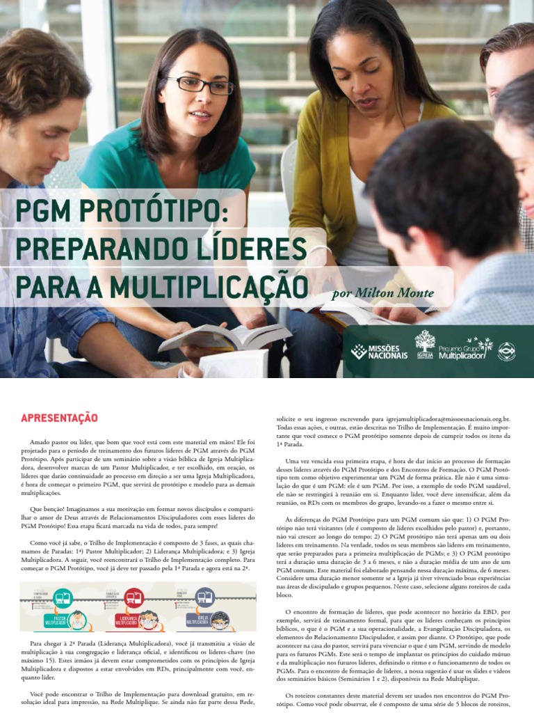 Treinamento para Líderes de PGM | PDF | Oração | Liderança
