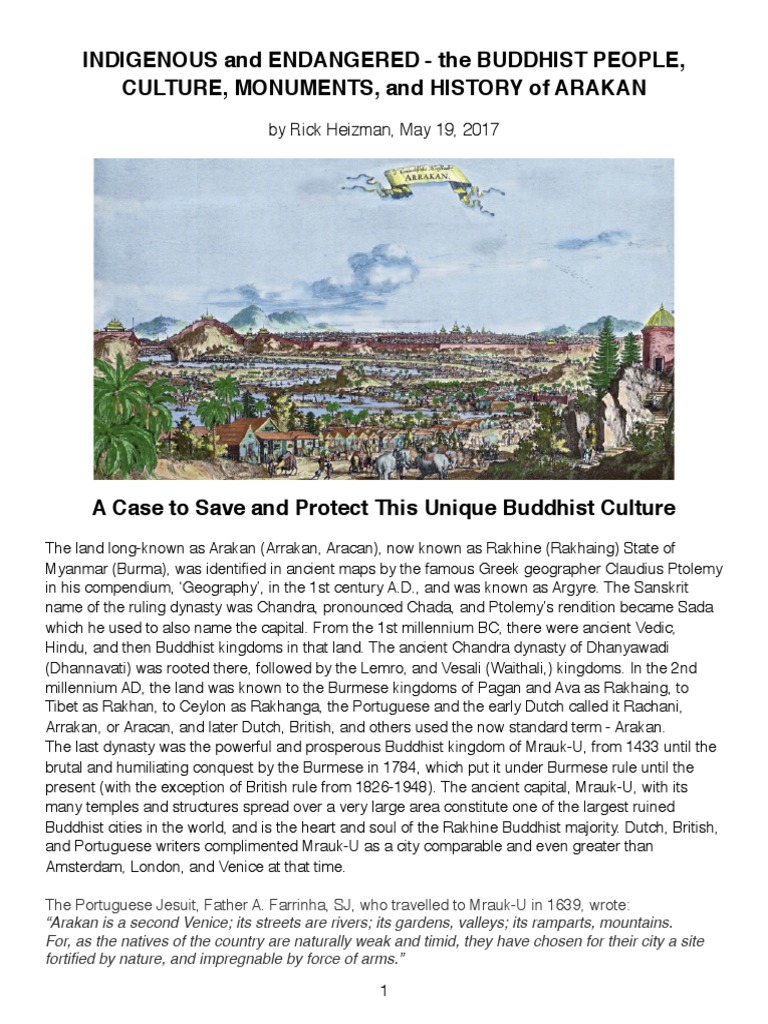 INDIGENOUS and ENDANGERED - The BUDDHIST PEOPLE, CULTURE, MONUMENTS ...