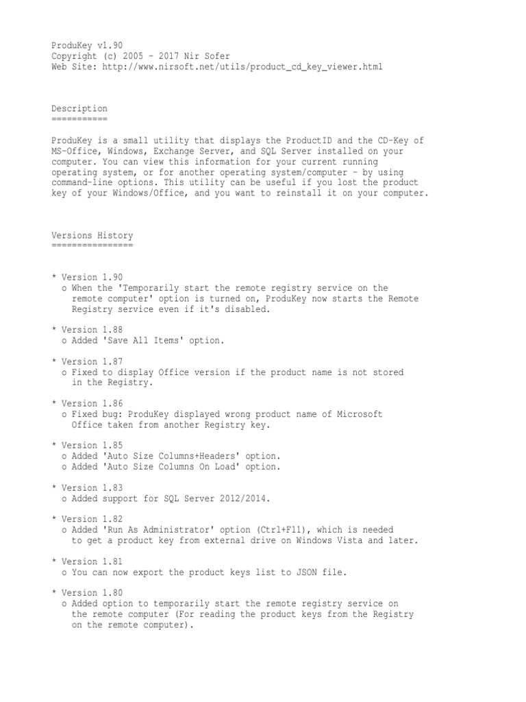 readme.txt | Windows Registry | Windows 2000