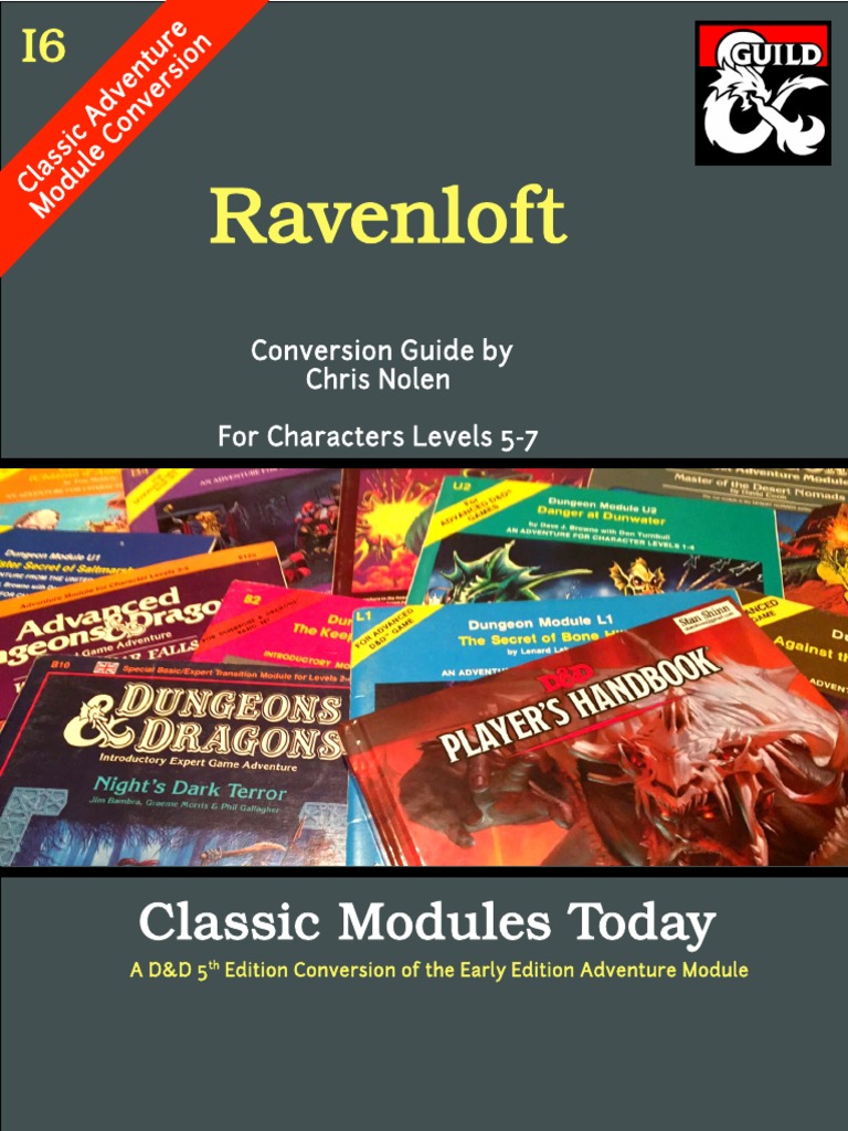 Classic Modules Today - I6 Ravenloft | PDF | Dungeons & Dragons | D20 ...