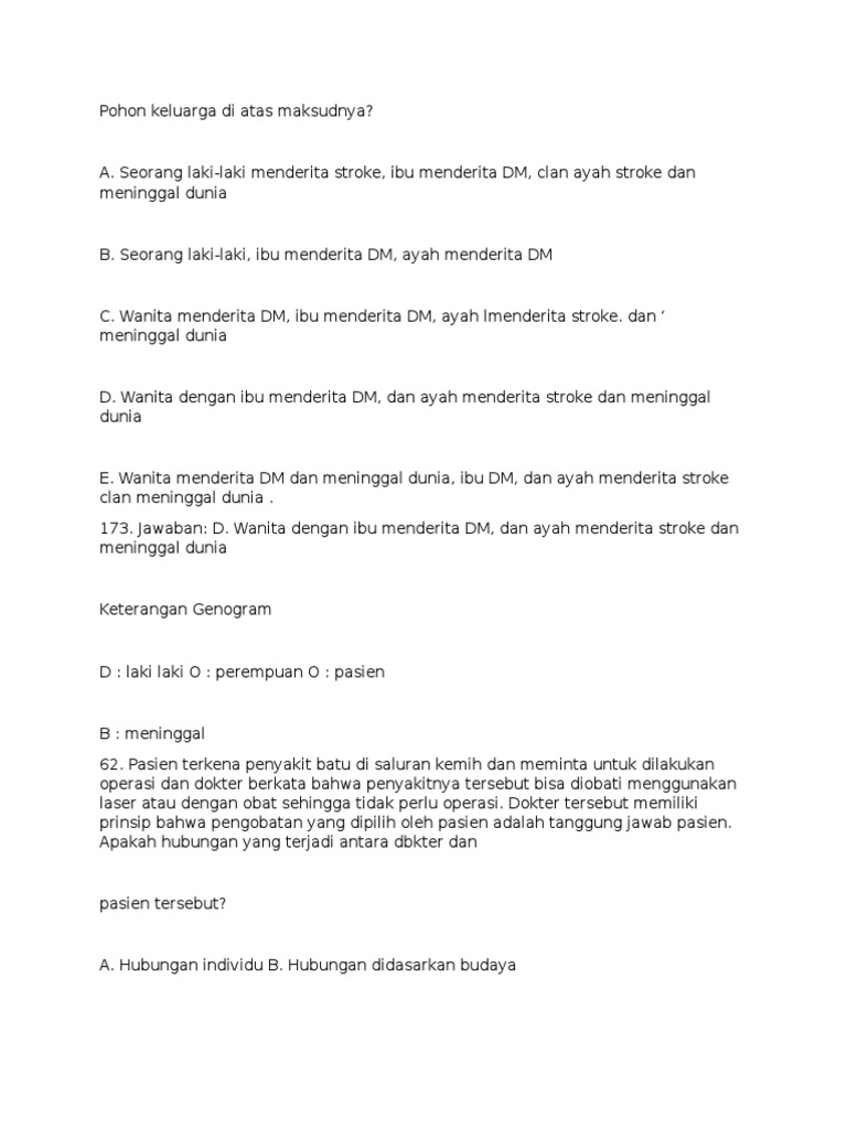Soal Ukmppd IKK | PDF