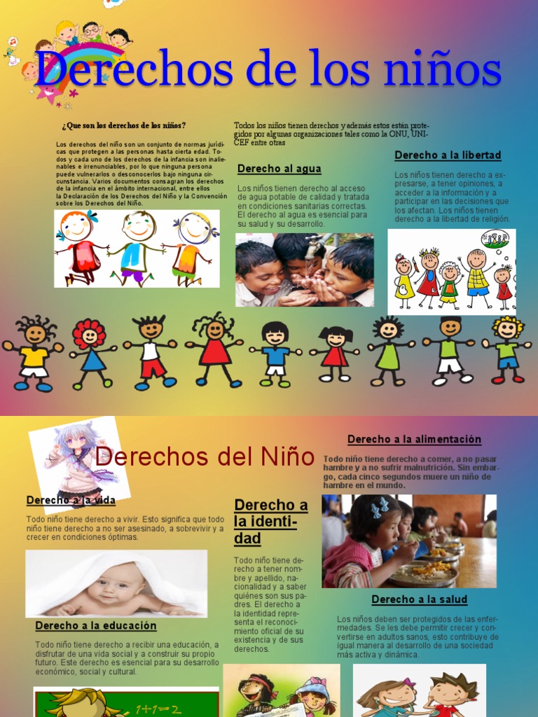 Infografia | PDF | Derechos de los niños | Sociedad