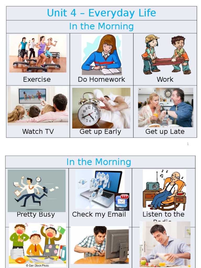 Unit 4 - Everyday Life | PDF