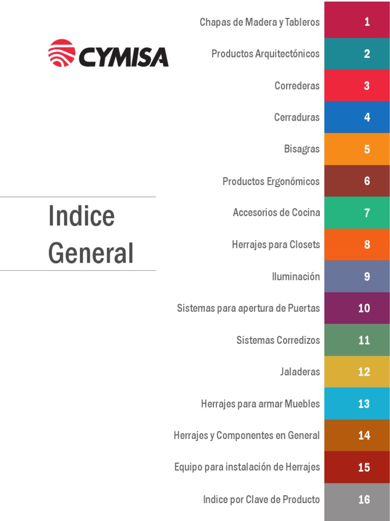 CYMISA Indicegral2012 | PDF | Bienes de consumo | Ingeniería de Edificación
