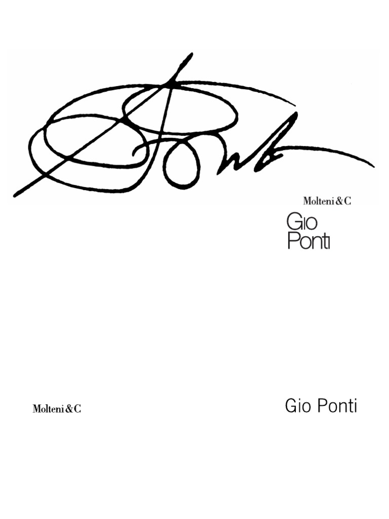 Molteni & C GIO PONTI PDF | PDF