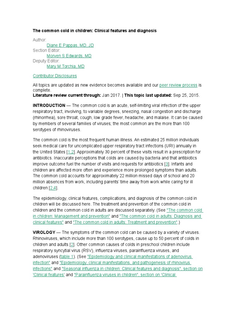 Infecciones Resop Pedia | PDF | Common Cold | Transmission (Medicine)
